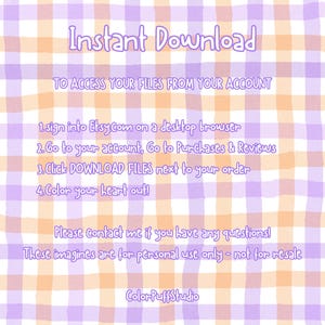 Cozy Cuties: Super Cute & Cozy Coloring Pages, 6 Adorable PDF and PNG ...