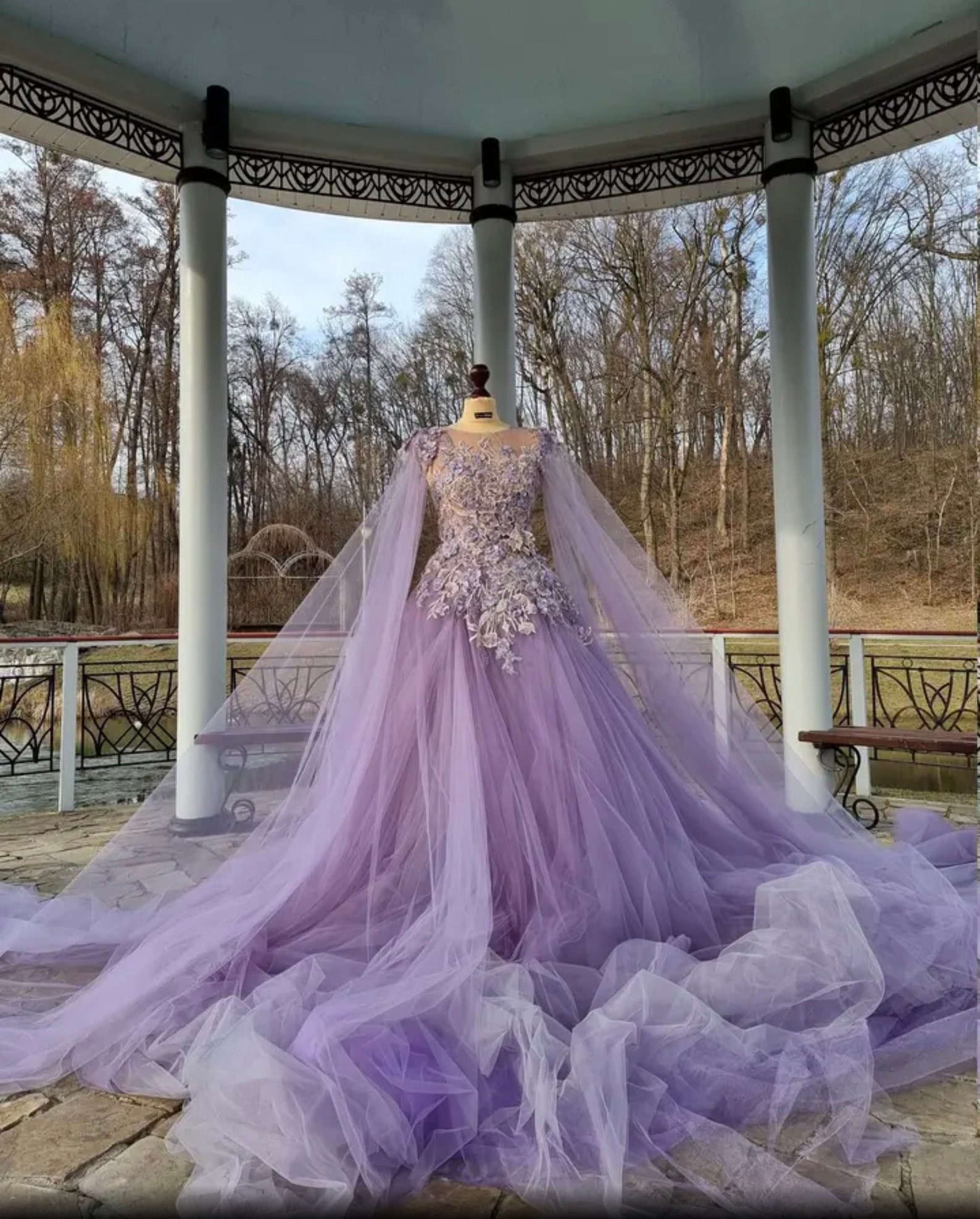 Stunning Personalized Purple Wedding Dress Custom Couture - Etsy
