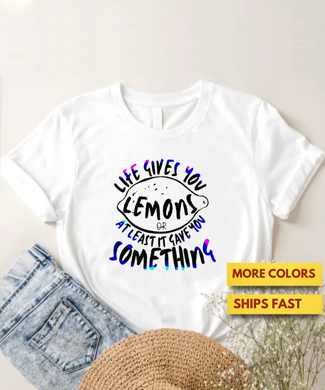 AJR Merch Shirt Sweatshirt, Break My Face, Life Gives You Lemons at ...