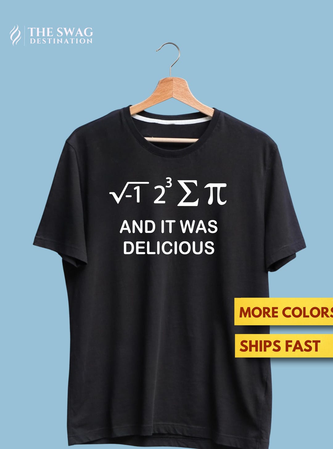 Funny Maths I Ate Some Pie and It Was Delicious Premium T-shirt, Funny ...