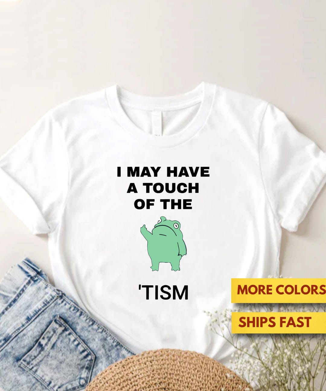 I May Have A Touch of the Tism Funny Autism Premium T-shirt, Funny ...
