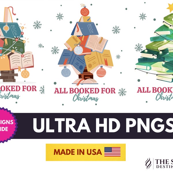 Christmas Book Decor - Etsy