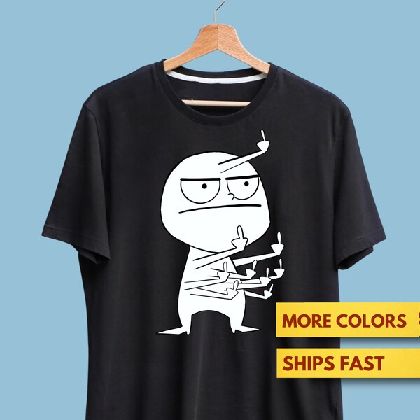 Middle Finger Shirt - Etsy
