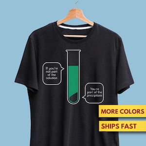 Funny Science Pun Shirt, Part of Solution Shirt Sweatshirt, Funny ...