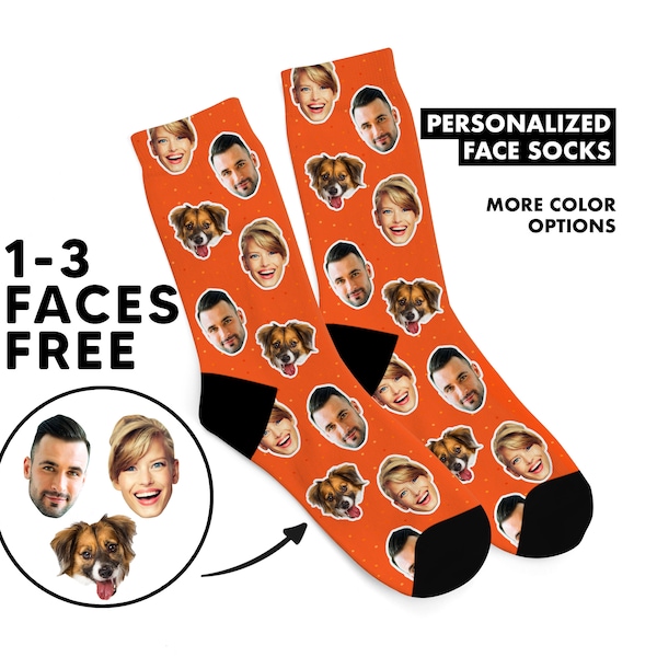 Custom Face Socks - Etsy
