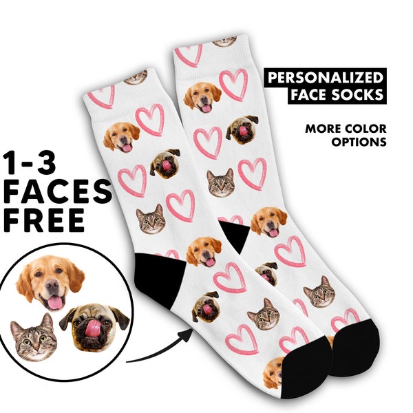 Socks With Dog Face - Etsy