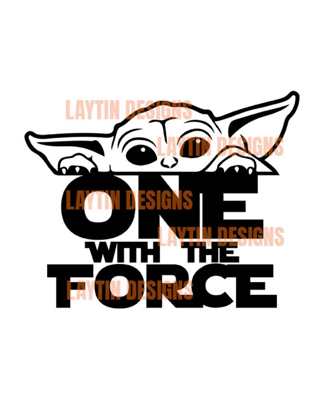 One With the Force PNG - Etsy