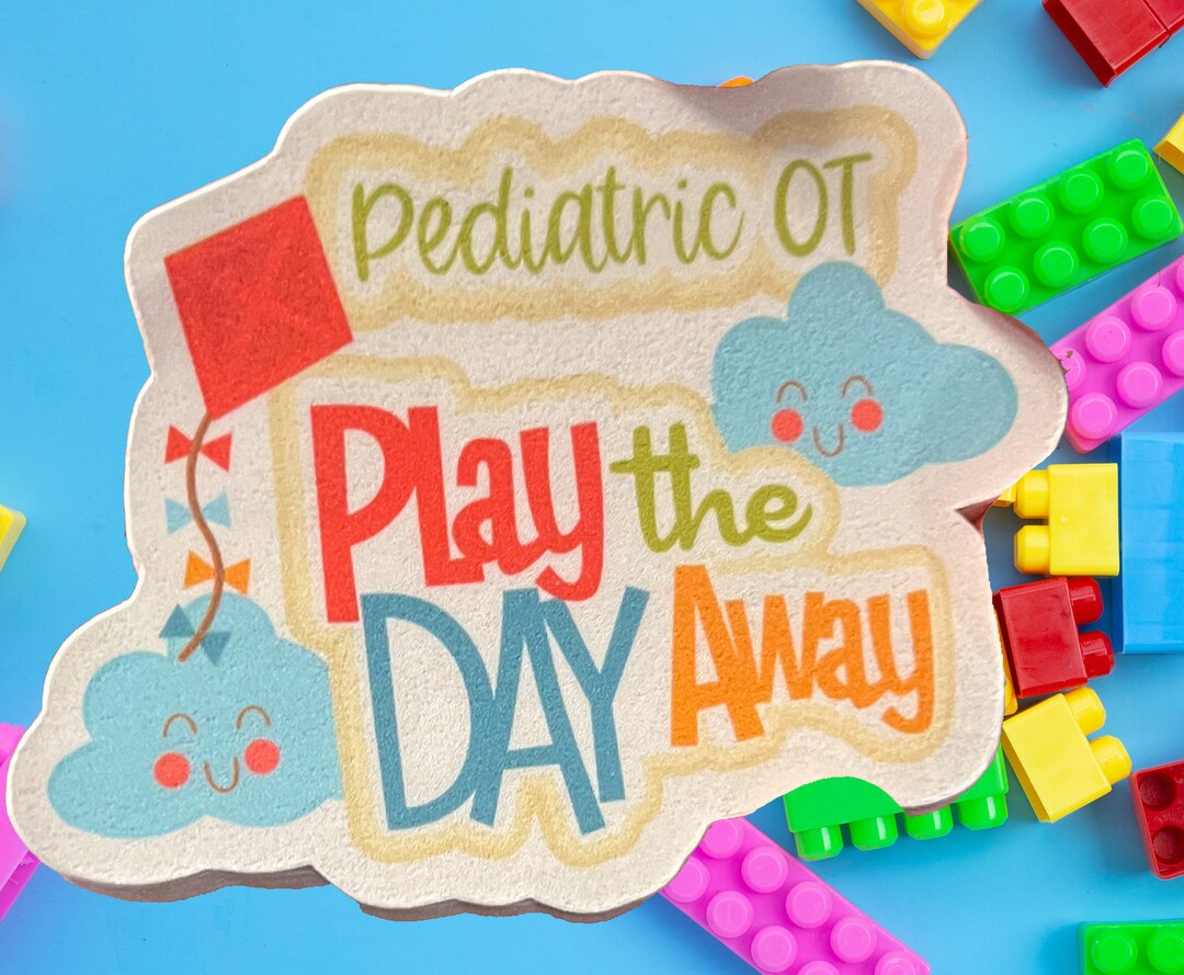 Pediatric OT Play the Day Away Sticker | Waterproof | OT Month | Water ...