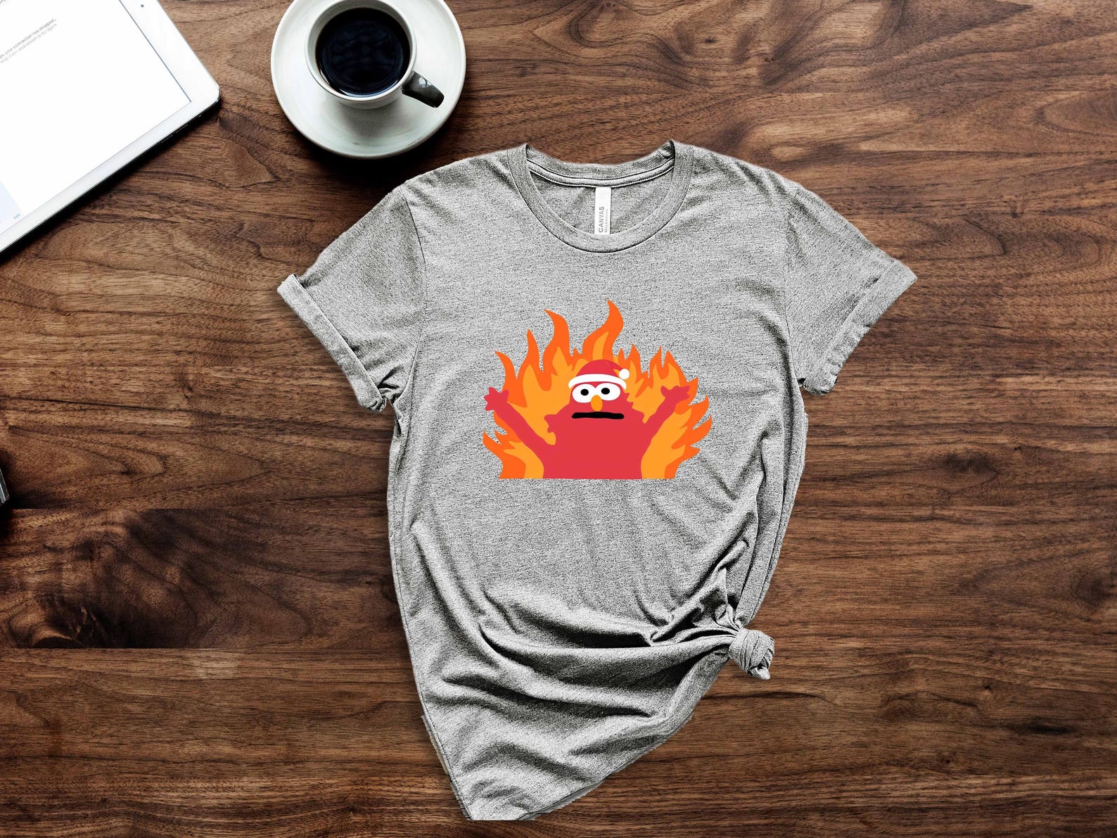 Elmo Shirt, Elmo Christmas, Elmo in Fire, Chaos Meme, Tax the Poor, Gen ...
