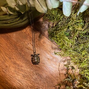 Isopod Necklace/handmade Rollie Pollie Charm 925 Sterling Silver/plant ...