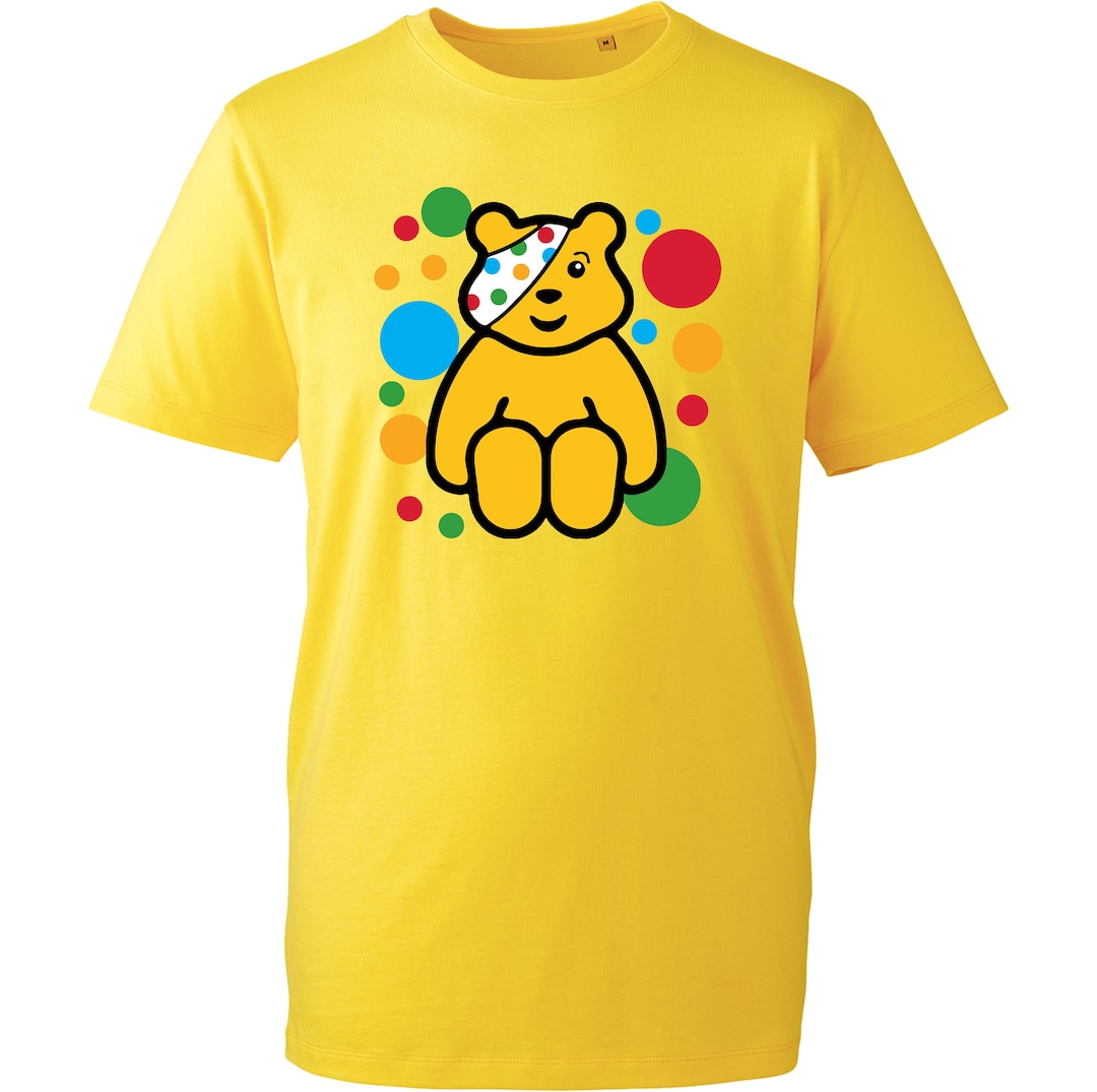 Children in Need 2023 UK Funny Pudsey Bear T-shirt Spotty - Etsy