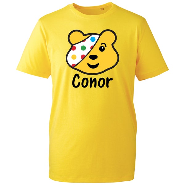 Personalised Children in Need T Shirts - Etsy UK