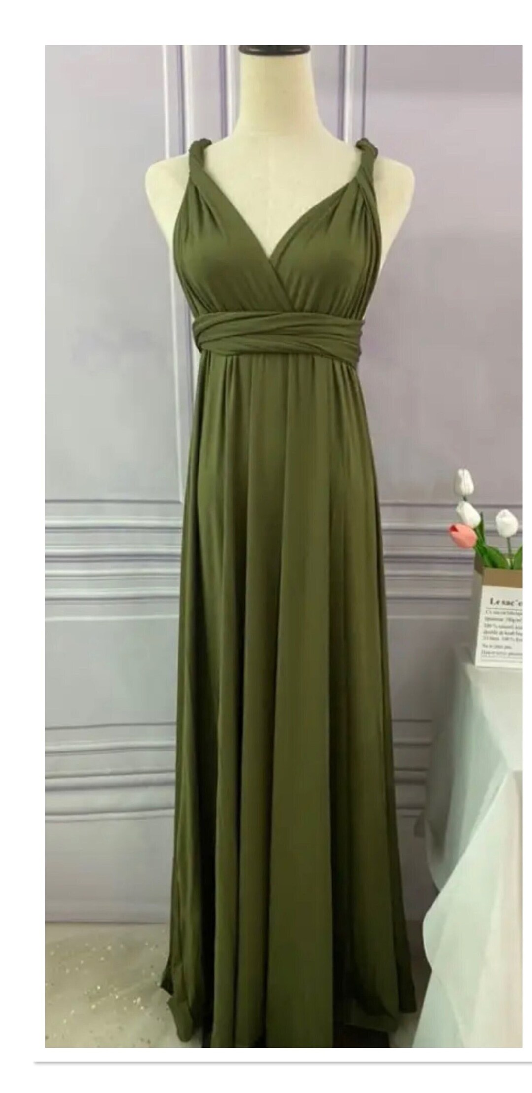 SAGE GREEN Bridesmaid Dress, RUST Infinity Dress, Terracotta Prom Dress ...