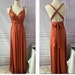 SAGE GREEN Bridesmaid Dress, RUST Infinity Dress, Terracotta Prom Dress ...