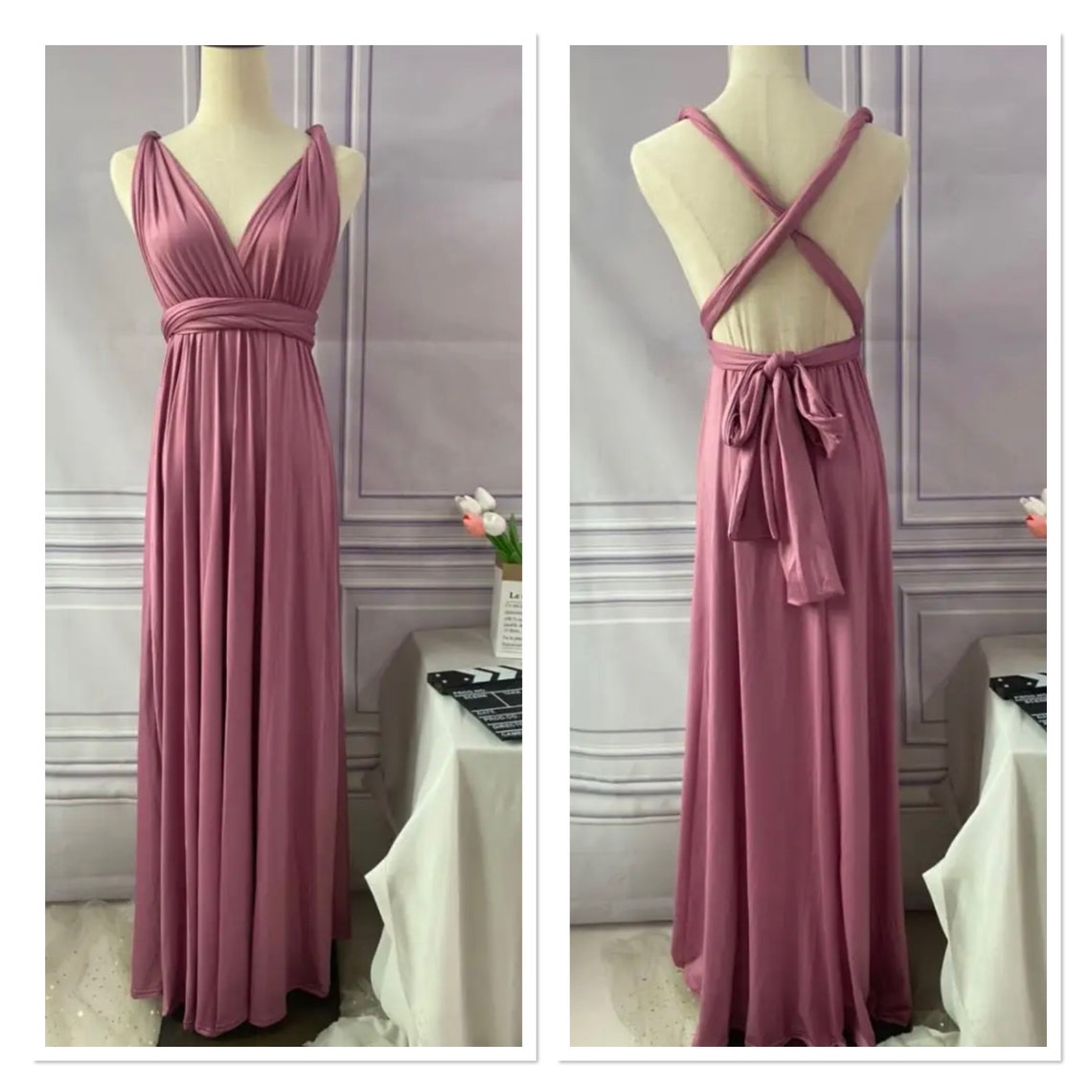 SAGE GREEN Bridesmaid Dress RUST Infinity Dress Terracotta - Etsy