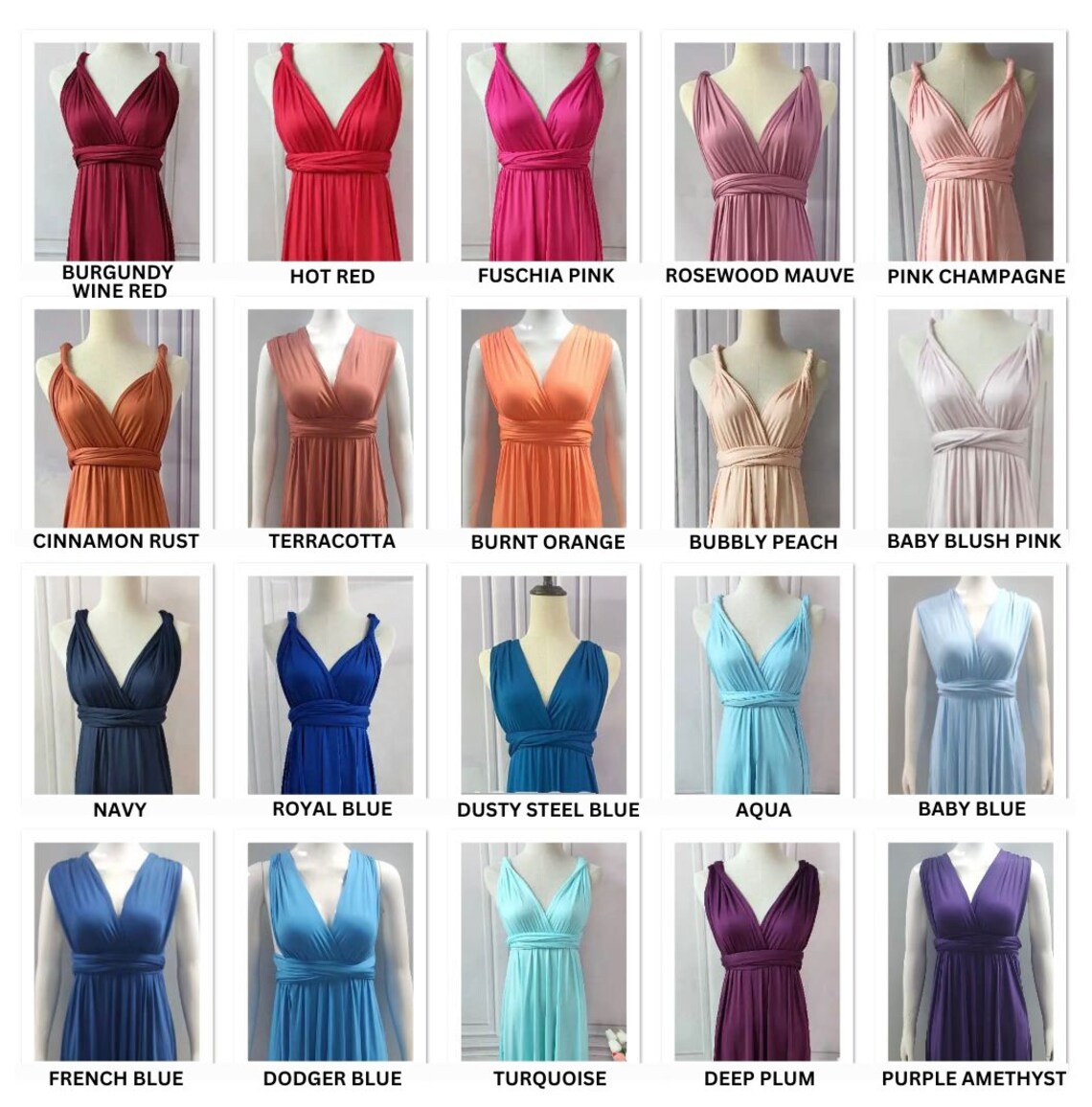 SAGE GREEN Bridesmaid Dress RUST Infinity Dress Terracotta - Etsy