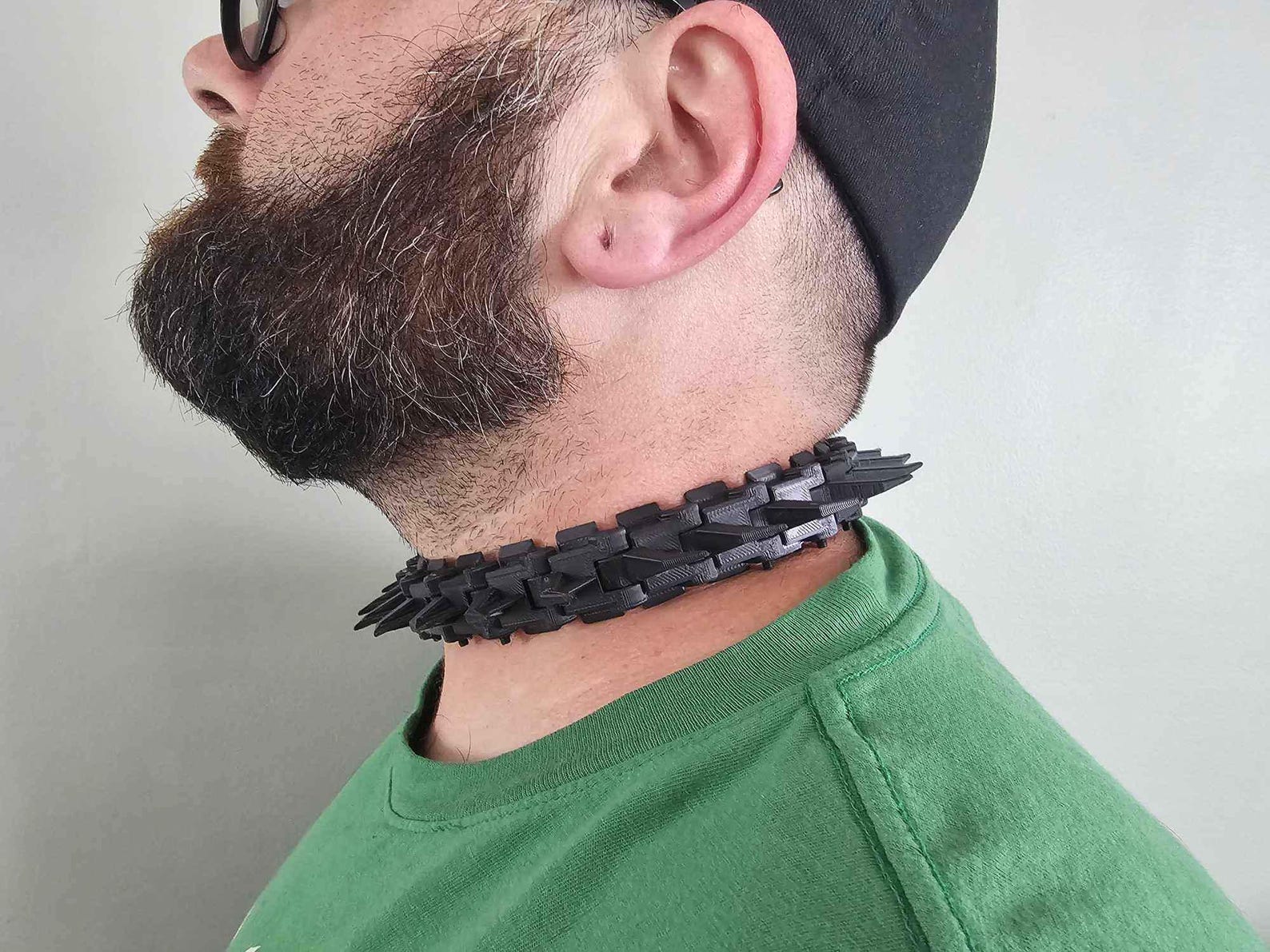 Metalhead/edm/cosplay/anime Chainsaw Tooth Choker - Etsy