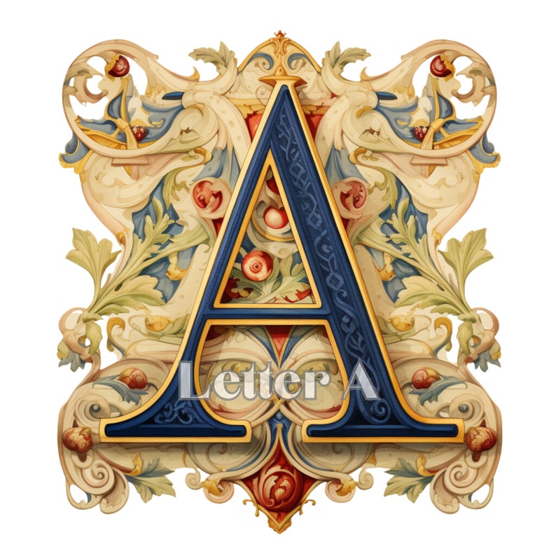 A Monogram PNG, Letter A PNG, A Template Transparent Background, A ...