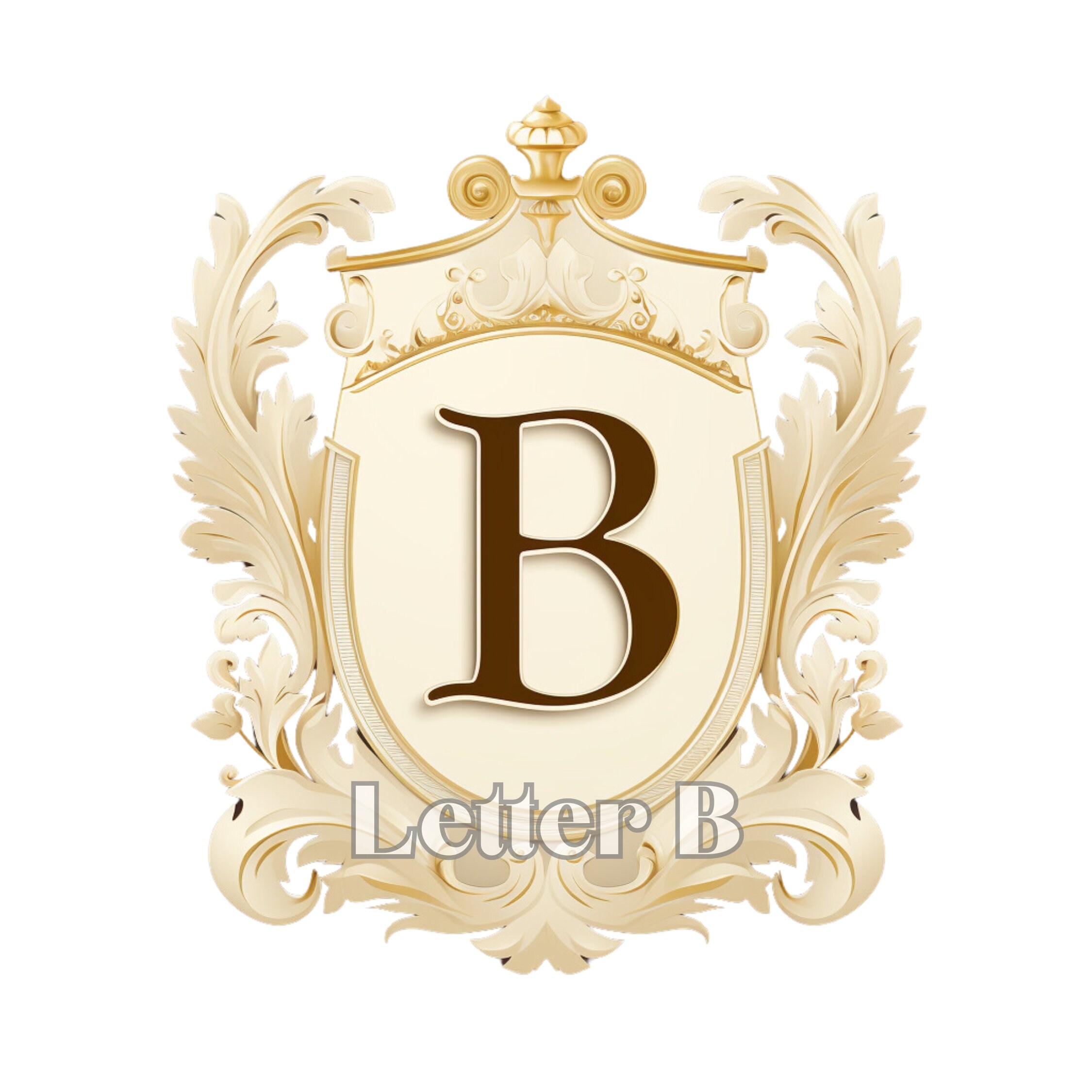 B Monogram PNG, Letter B PNG, B Template Transparent Background, B ...