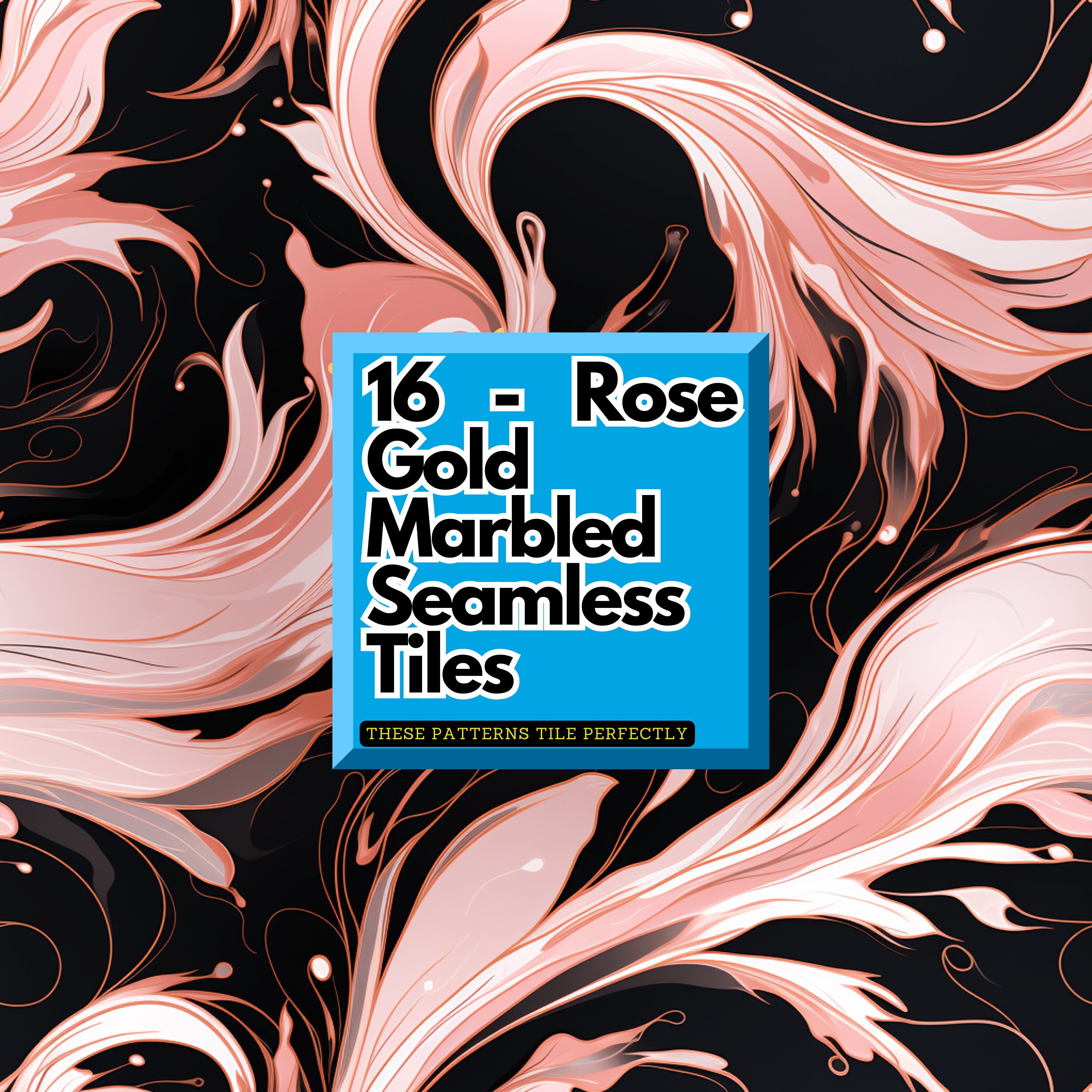 Seamless Marble Swirl Designs 16 PNG Gold and Black Marble Swirl Design ...