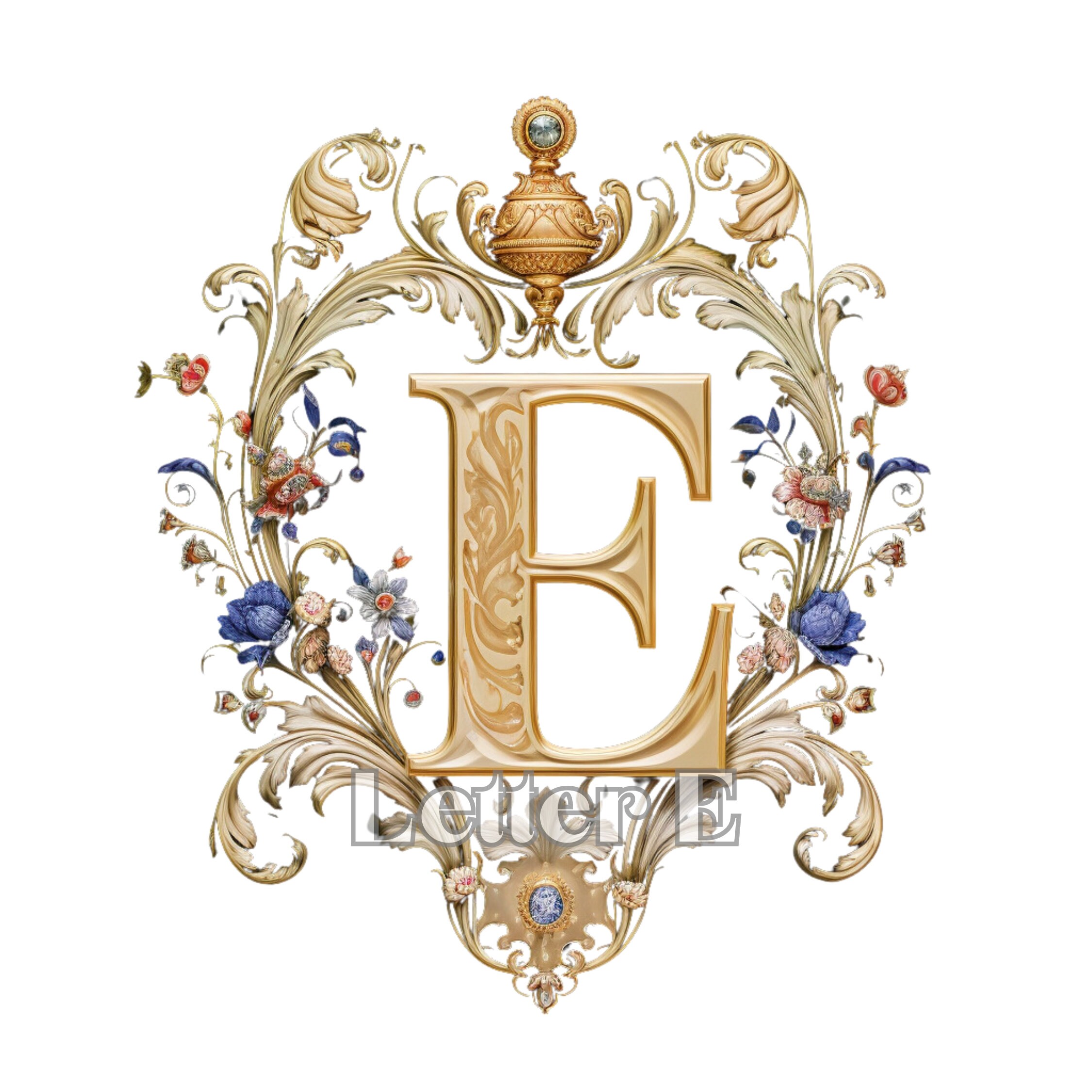 E Monogram PNG, Letter E PNG, E Template Transparent Background, E ...