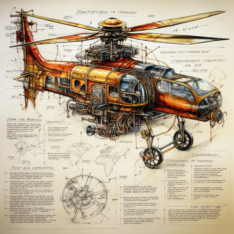 Steampunk Machines PNG, Retro Tech Art, Steampunk Gift, Steam Punk ...