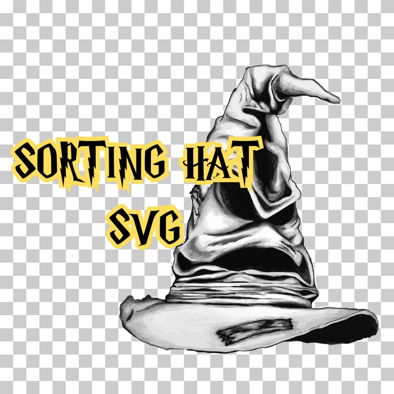 Sorting Hat SVG File Transparent Background SVG - Etsy