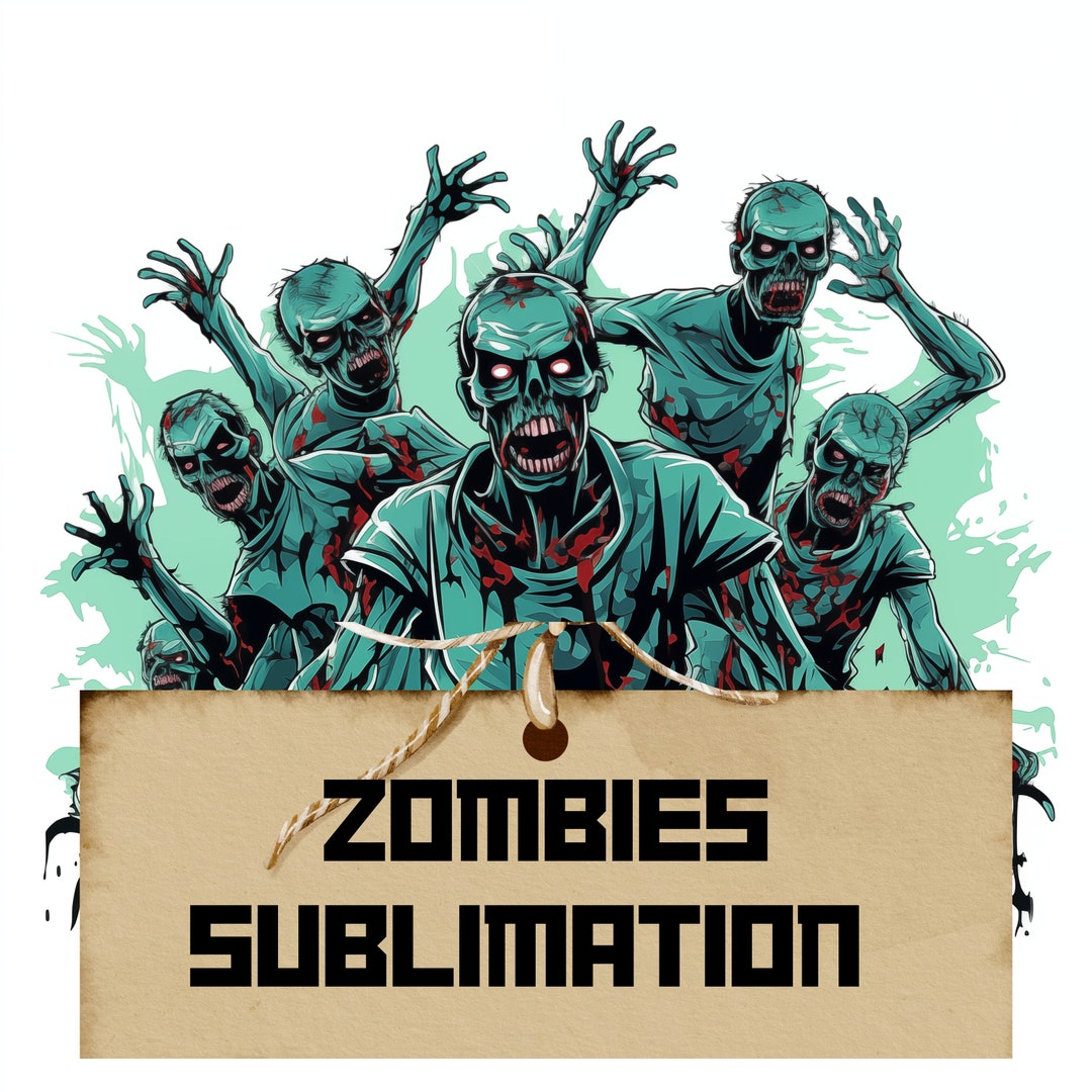 Zombie Clipart, Zombie Apocalypse, Spooky Clipart, Horror Clipart ...