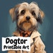 Dog Clip Art, Dog Doctor Instant Download Sublimation - Etsy