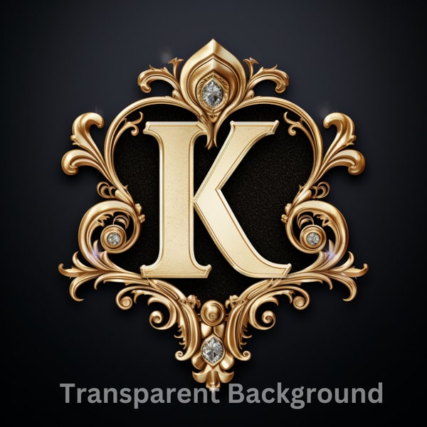 Monogram K - Etsy