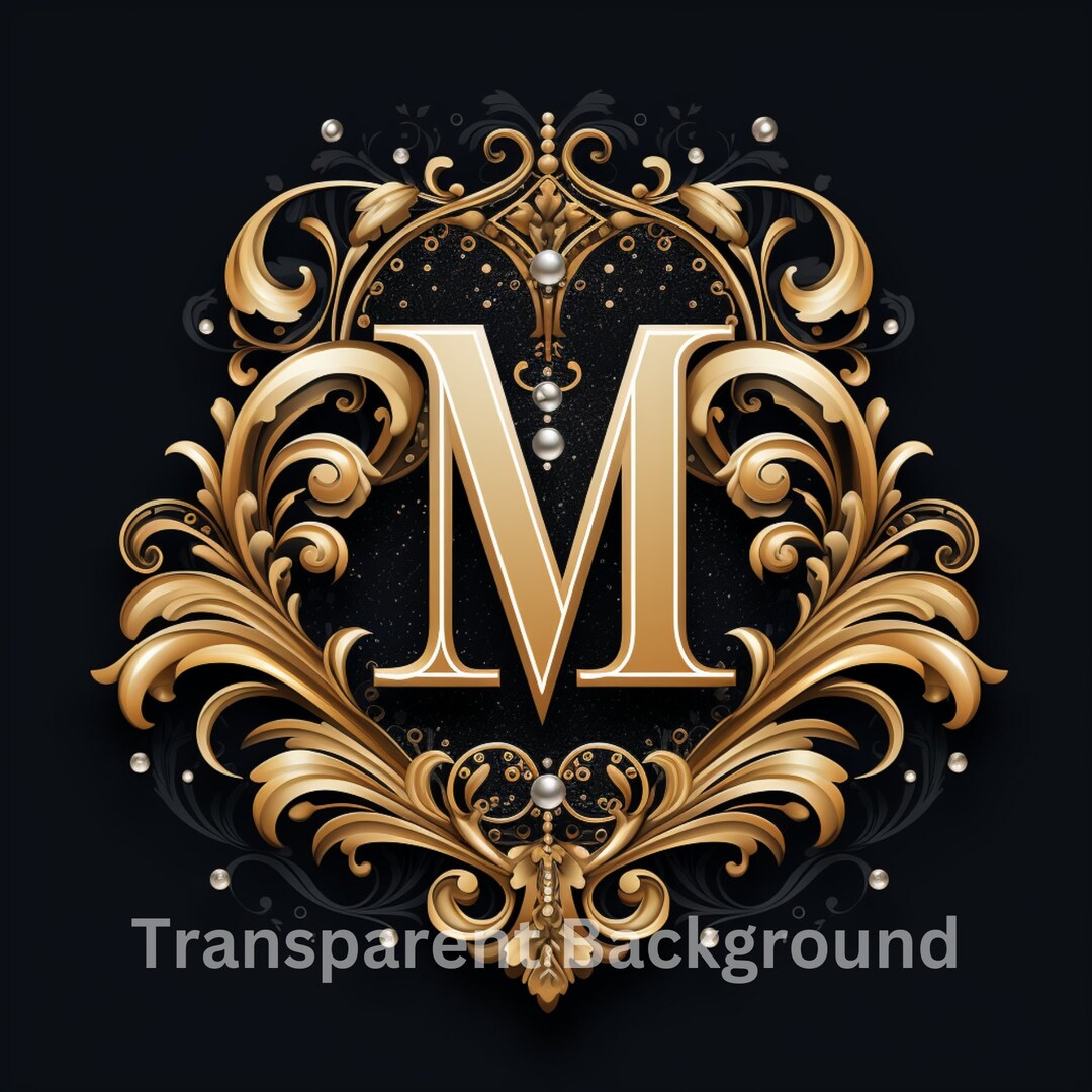 M Monogram PNG, Letter M PNG, M Template Transparent Background, M ...