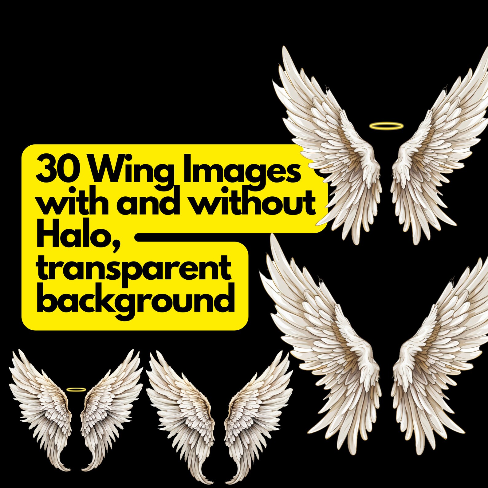 Transparent Background Angel Wings Clipart, Fairy Wings Image, Guardian ...