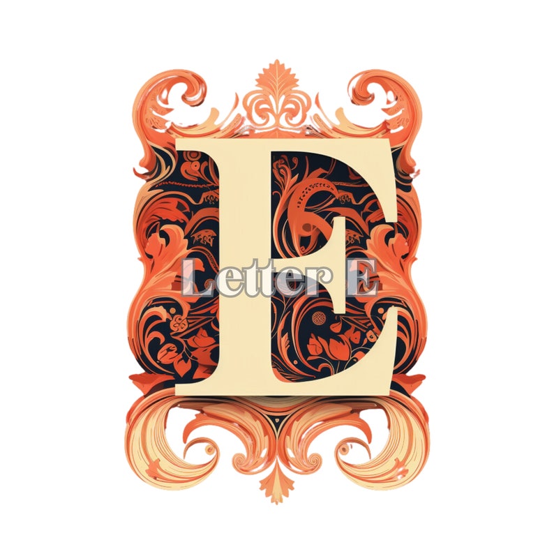 E Monogram PNG, Letter E PNG, E Template Transparent Background, E ...