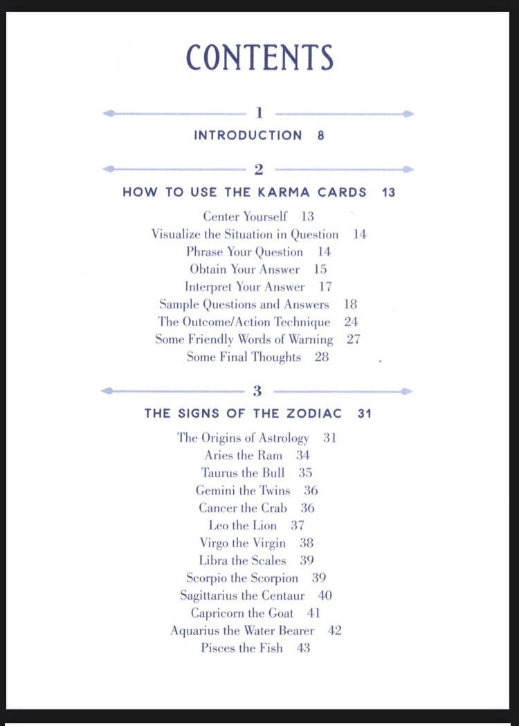 Karma Cards Oracle Guidebook Pdf - Etsy UK