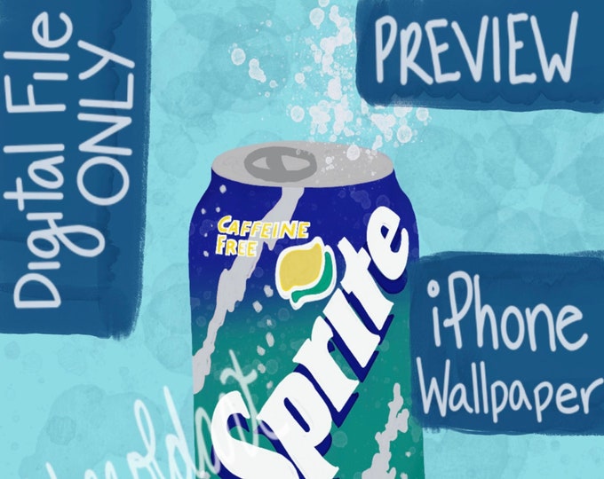 90s Vintage Sprite Can Wallpaper — iPhone - Etsy
