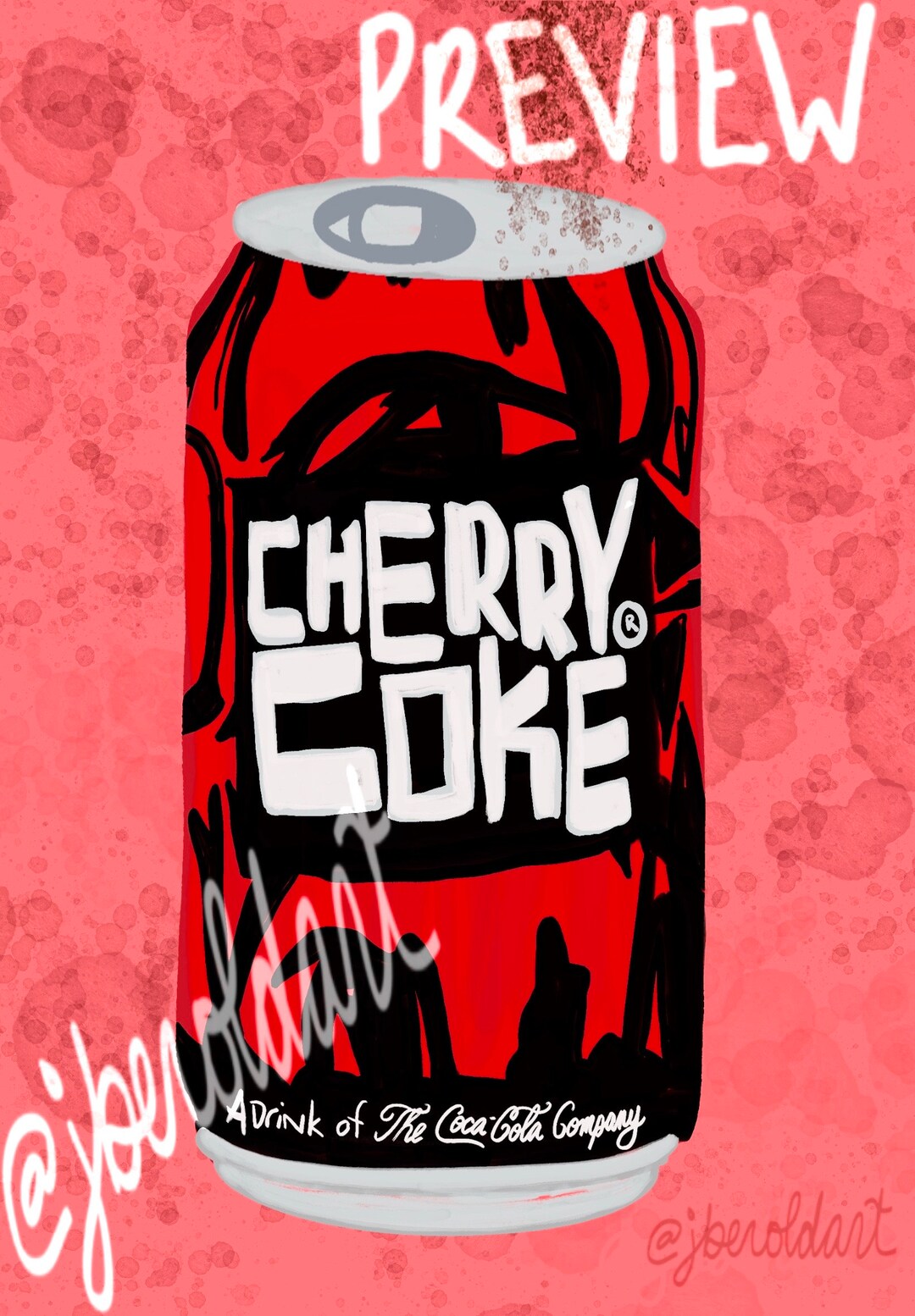 90s Vintage Cherry Coke Can Wallpaper — Android - Etsy