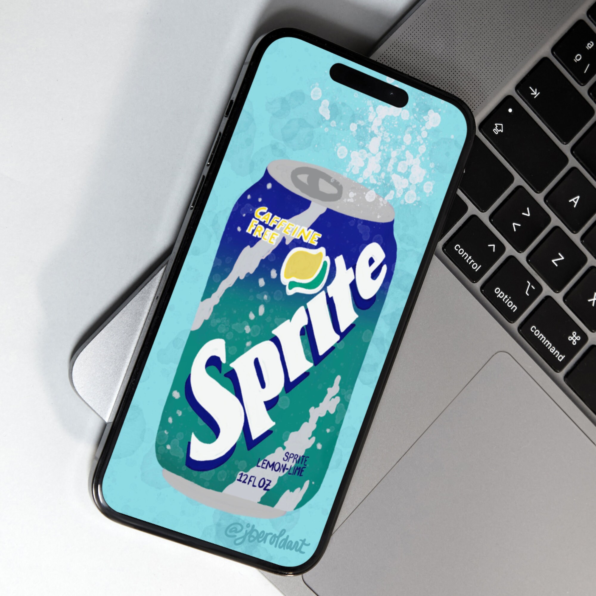 90s Vintage Sprite Can Wallpaper — Android - Etsy