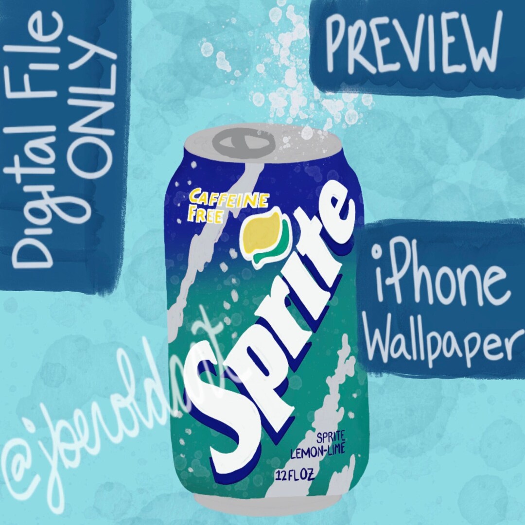 90s Vintage Sprite Can Wallpaper — iPhone - Etsy