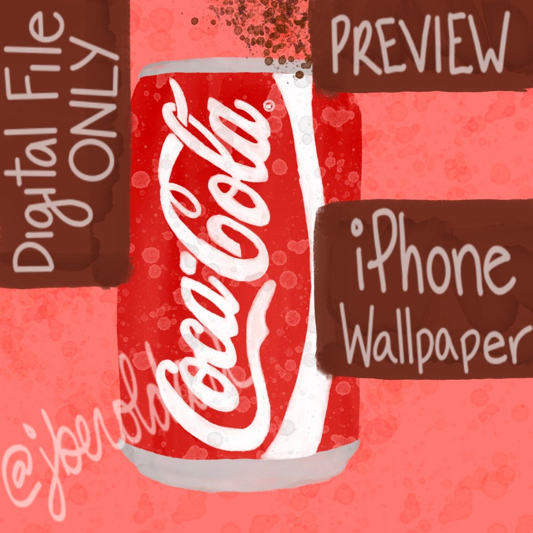 Coca-cola Phone Wallpaper -- iPhone - Etsy