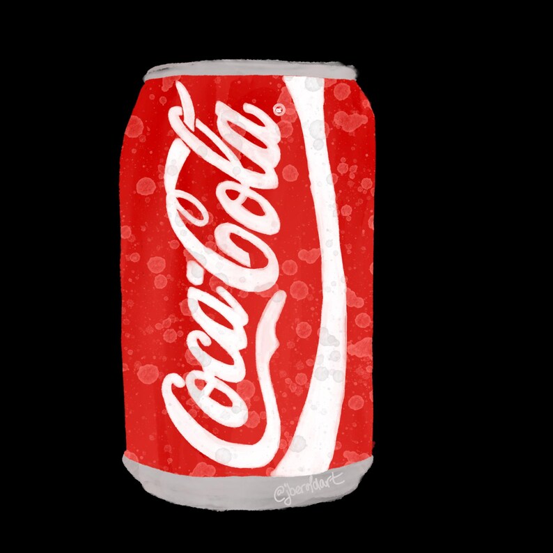 Iconic Cola Sticker - Etsy