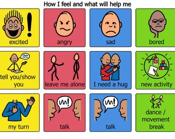 I Feel Communication Board - Etsy