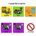 I Would Like to Eat Communication Board With 192 Symbols - Etsy