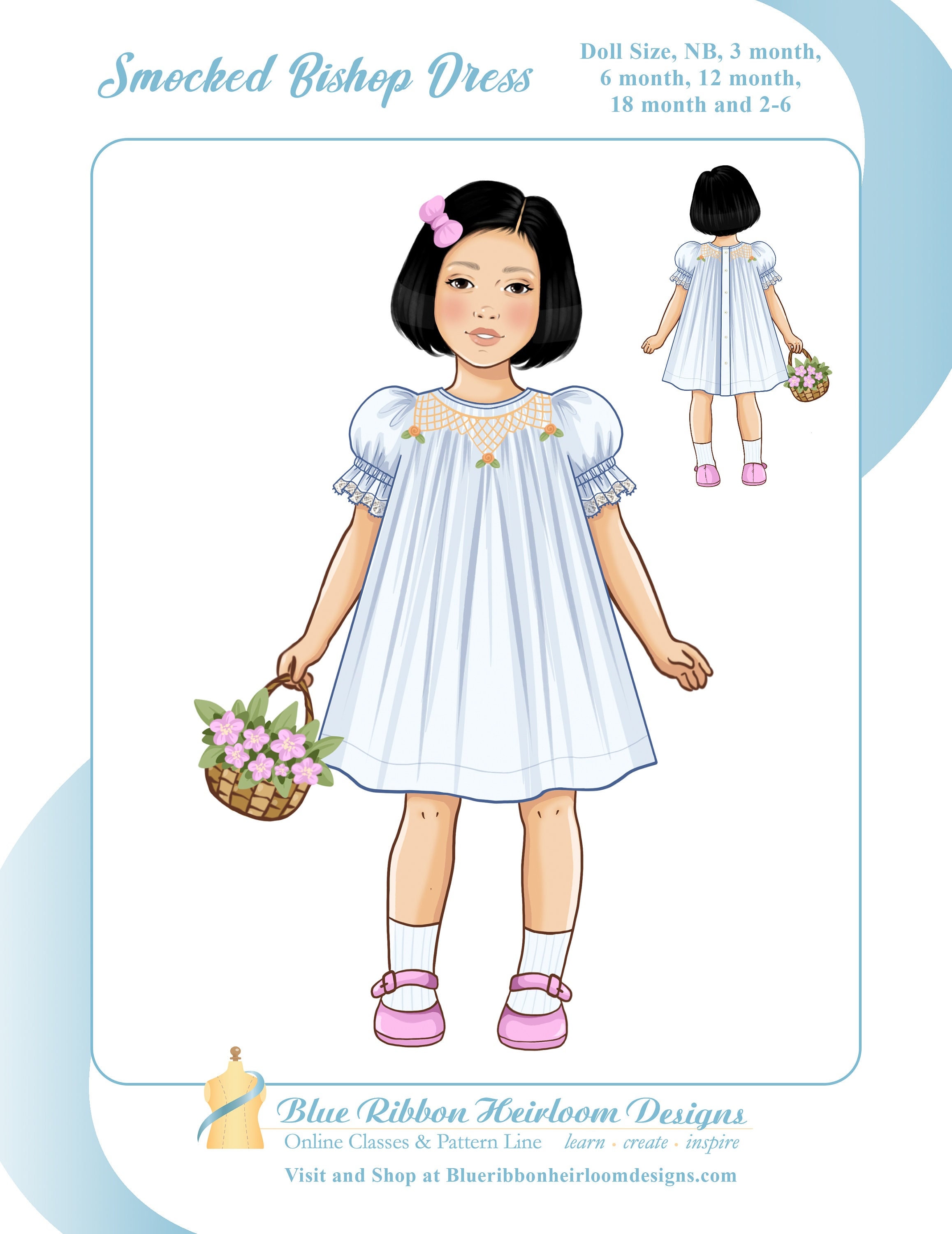 The Smocked Bishop Dress PDF Pattern - Etsy