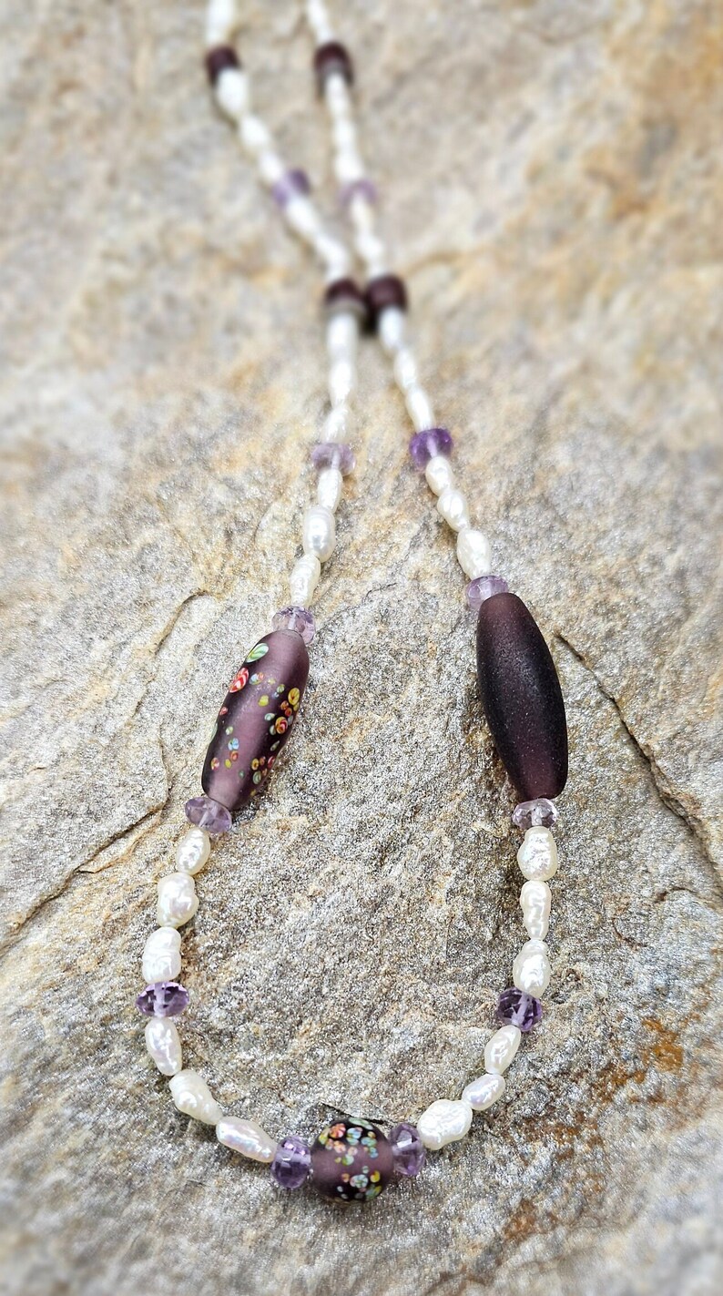 Vintage Venetian Millefiori Trade Bead Necklace African Trade Beads ...