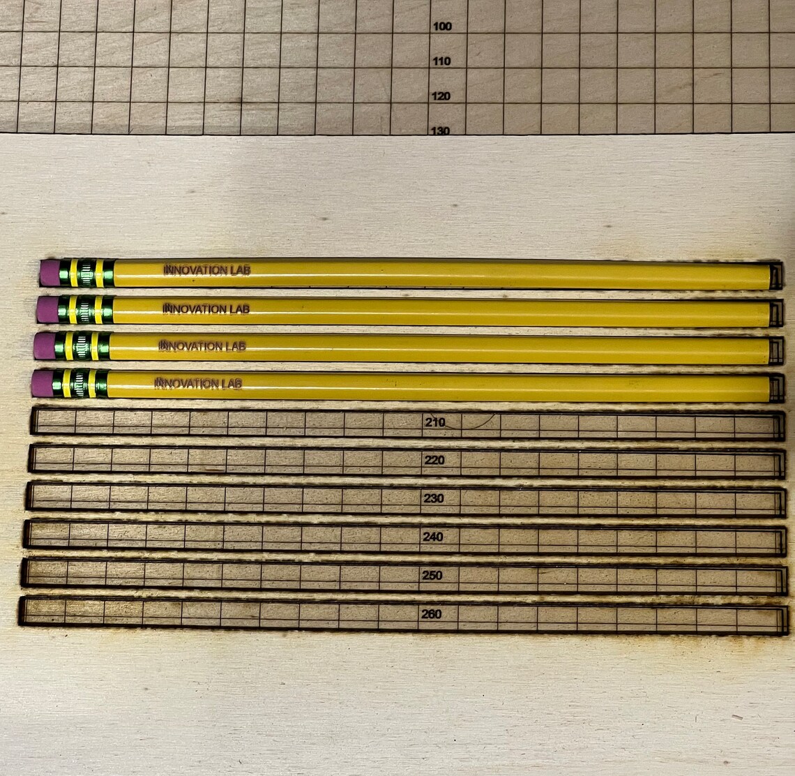 Laser Engraving Pencil Alignment Jig Digital File With Lightburn, SVG ...