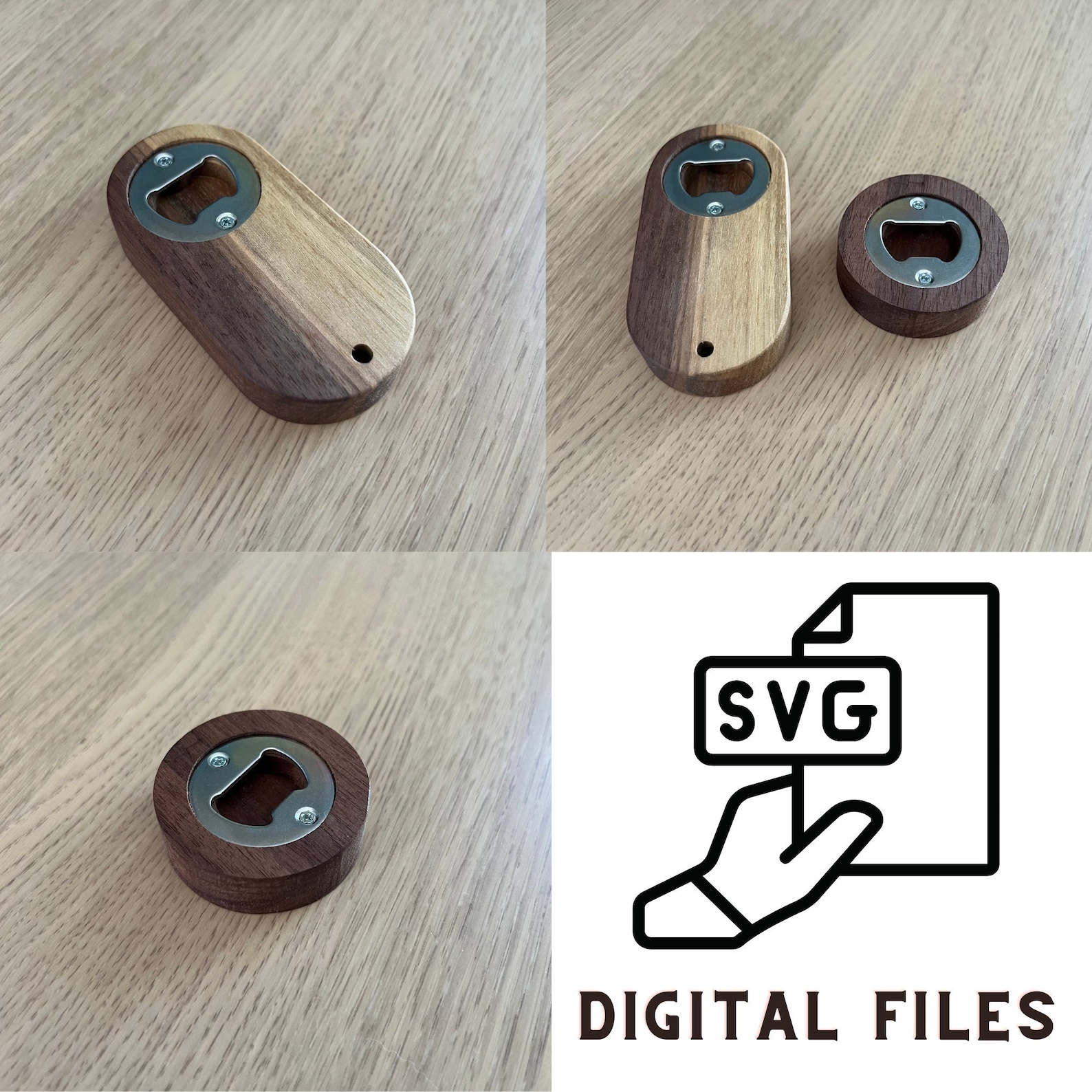 3 Bottle Opener Designs - SVG Files and Link to Easel Project! Can Be ...