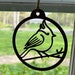 Digital Tufted Titmouse Ornament & Inspirational Card Files - PDF, SVG ...