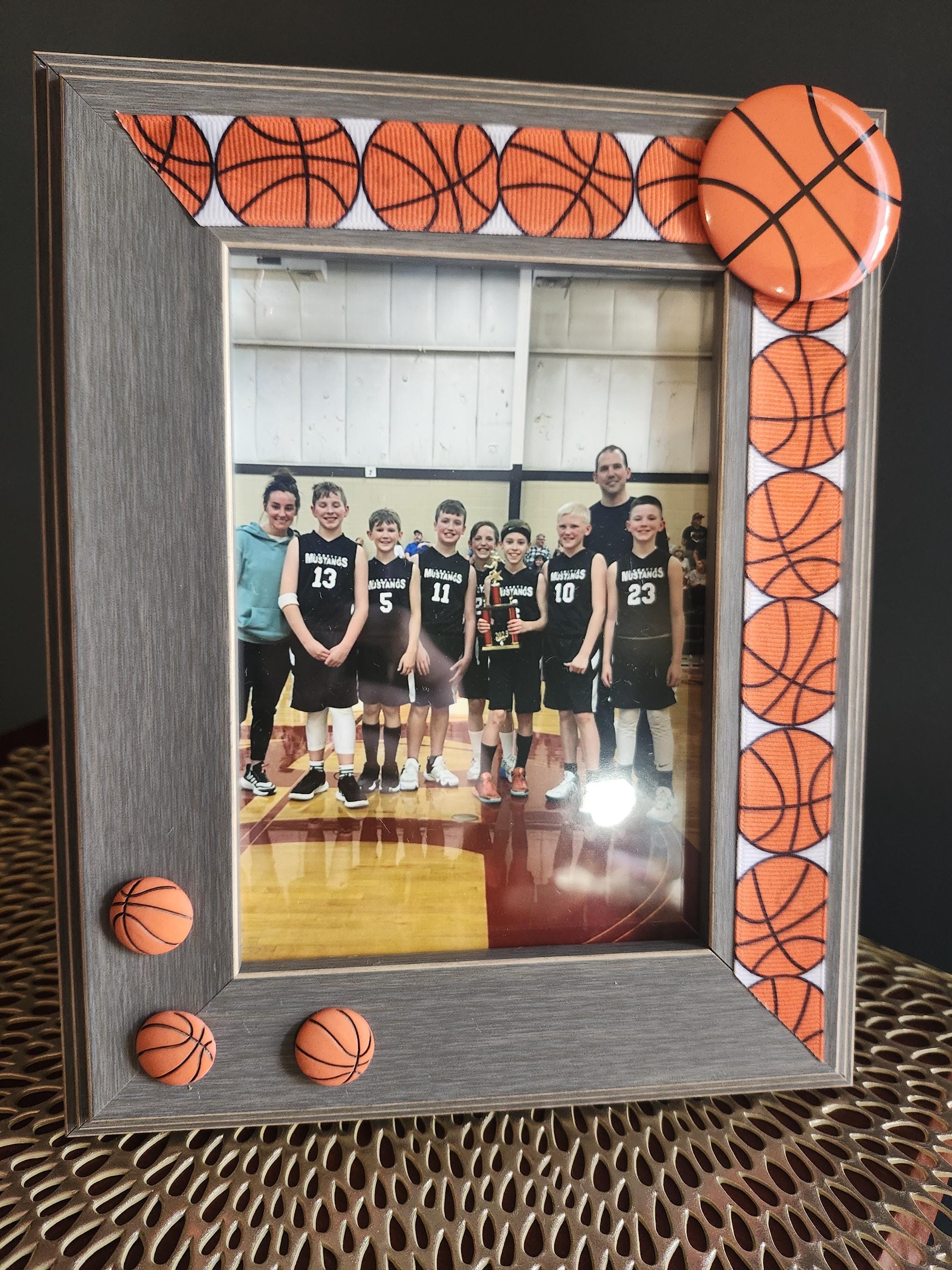 Basketball Team Fun 5x7 Photo Frame - Etsy
