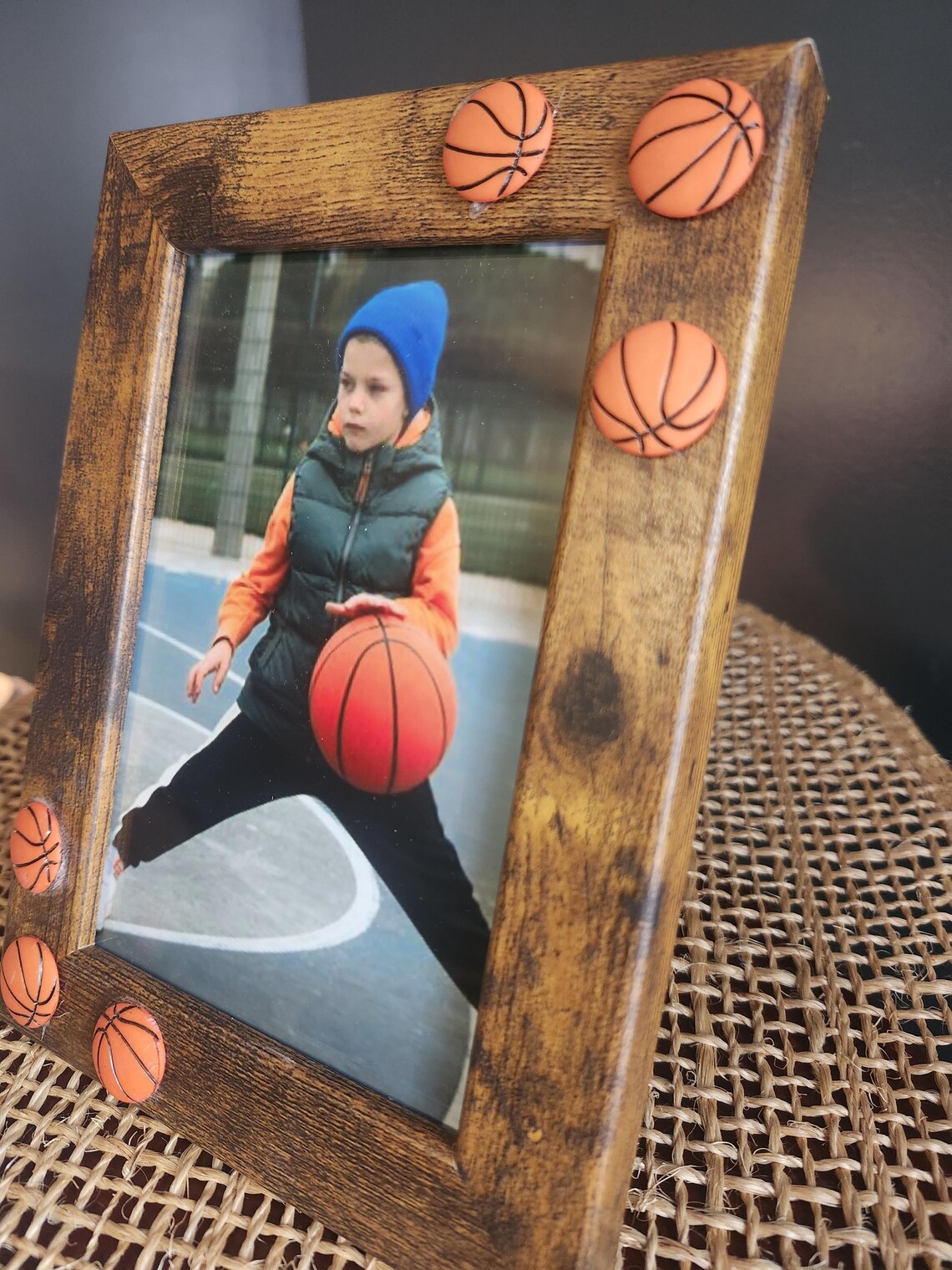 Basketball Fun 4x6 Photo Frame - Etsy