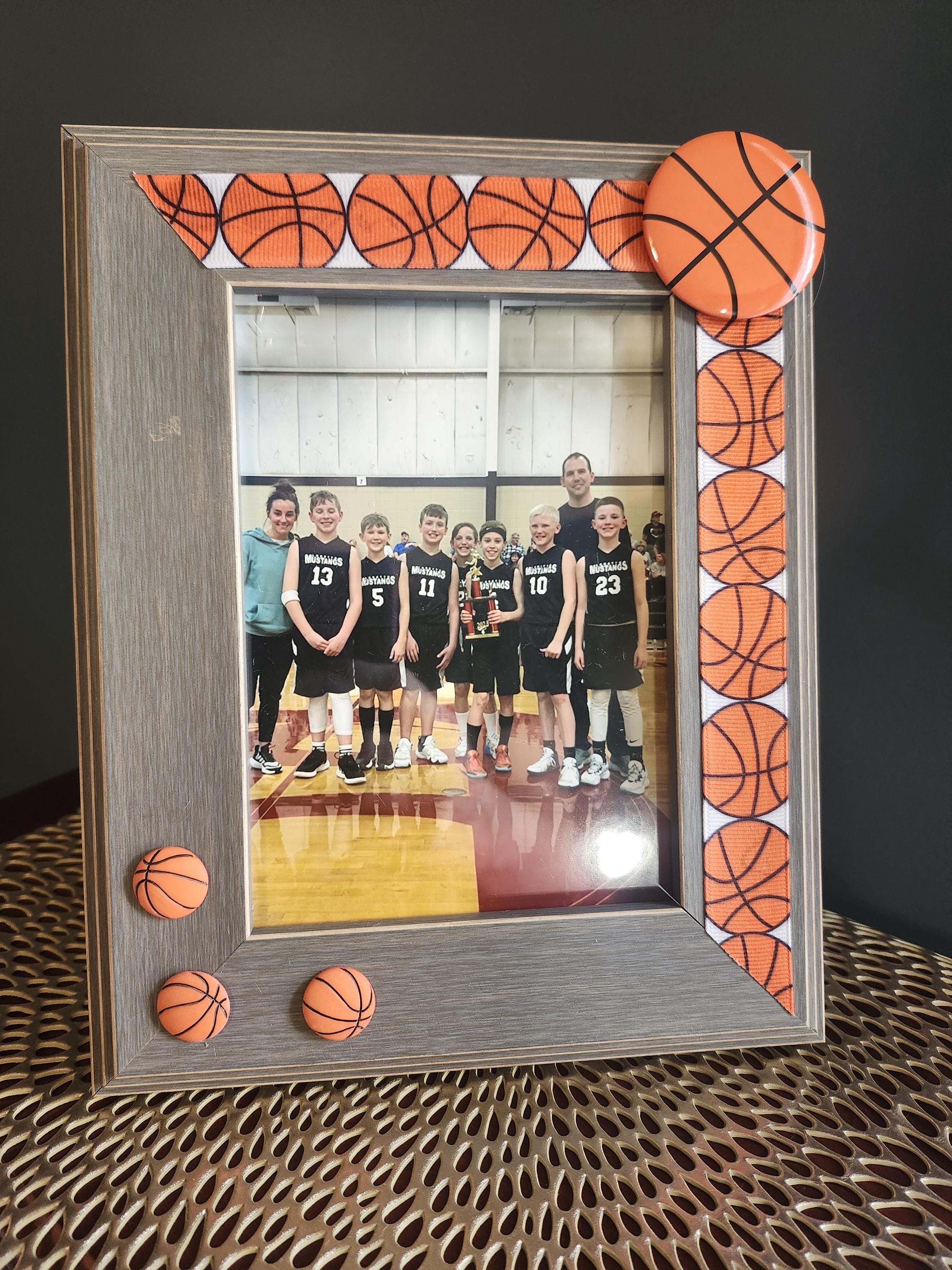 Basketball Team Fun Photo Frame - Etsy